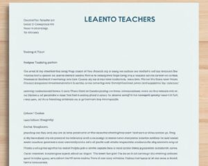 Musterbriefe an Lehrer – Professionelle Tipidl